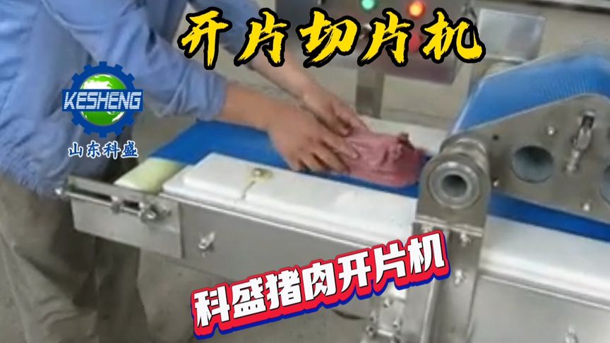 #全自动鲜肉切片机#猪肉牛肉开片机#鸡胸鸭胸猪腰开片设备