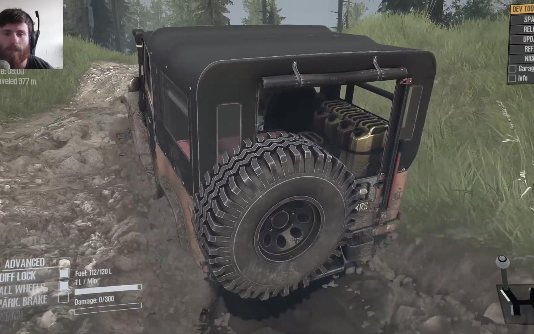 [旋转轮胎:泥泞奔驰]Mod:超逼真的Toyota FJ40 (60FPS)