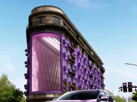 传祺的 “一份紫”让城市地标都变时髦了