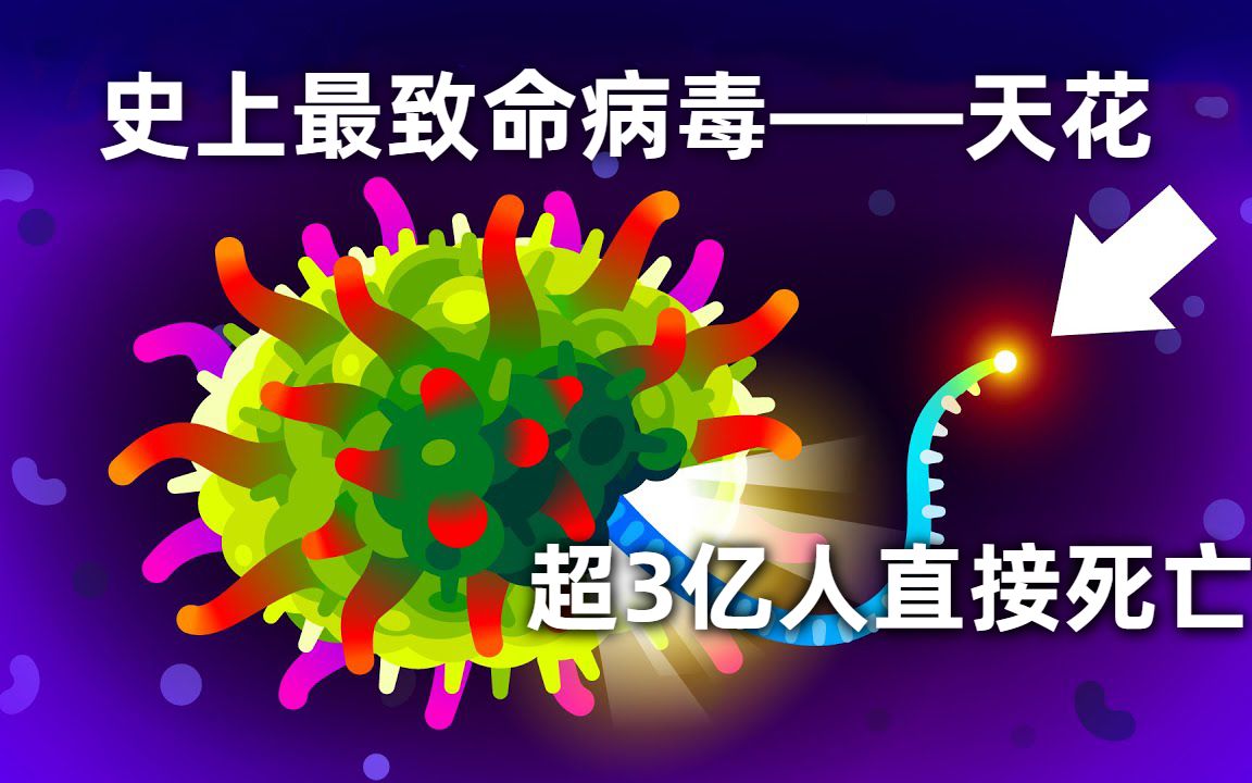 动画科普:导致超3亿人死亡,史上最致命的病毒——天花