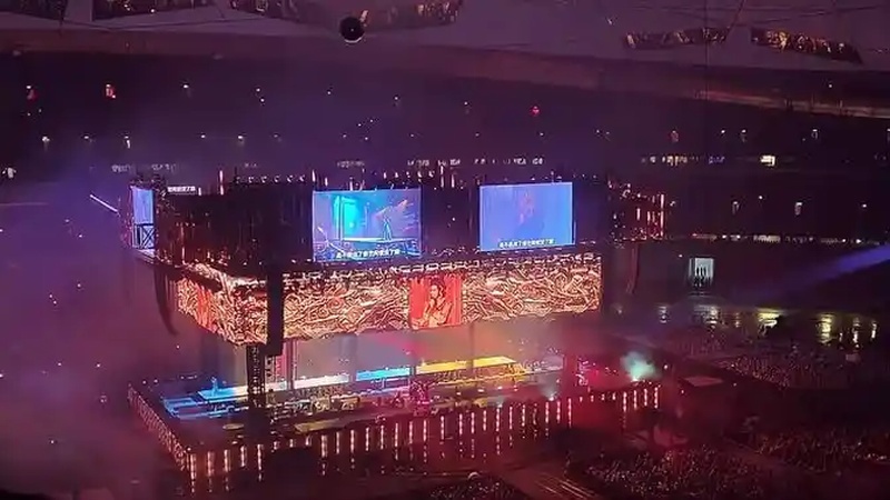 华晨宇2023鸟巢演唱会,9月9日,齐天,炸裂的高音,绝了