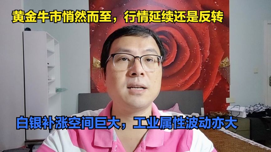 黄金牛市悄然而至,行情能否延续还是象11年那样V型反转