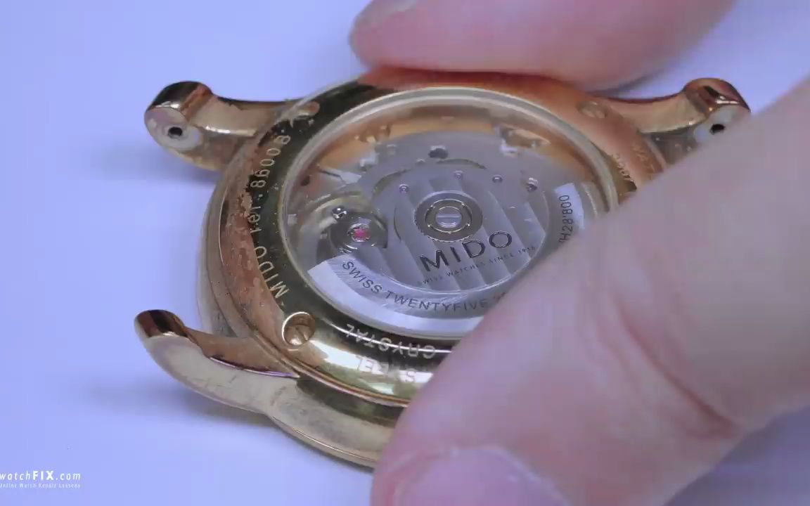 沉浸式手表维修ETA 2824机芯Mido Baroncelli【搬运】