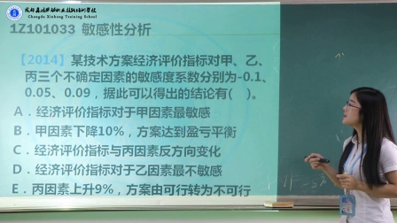 第一章第三节至第五节技术方案不确定性分析与设备更新分析
