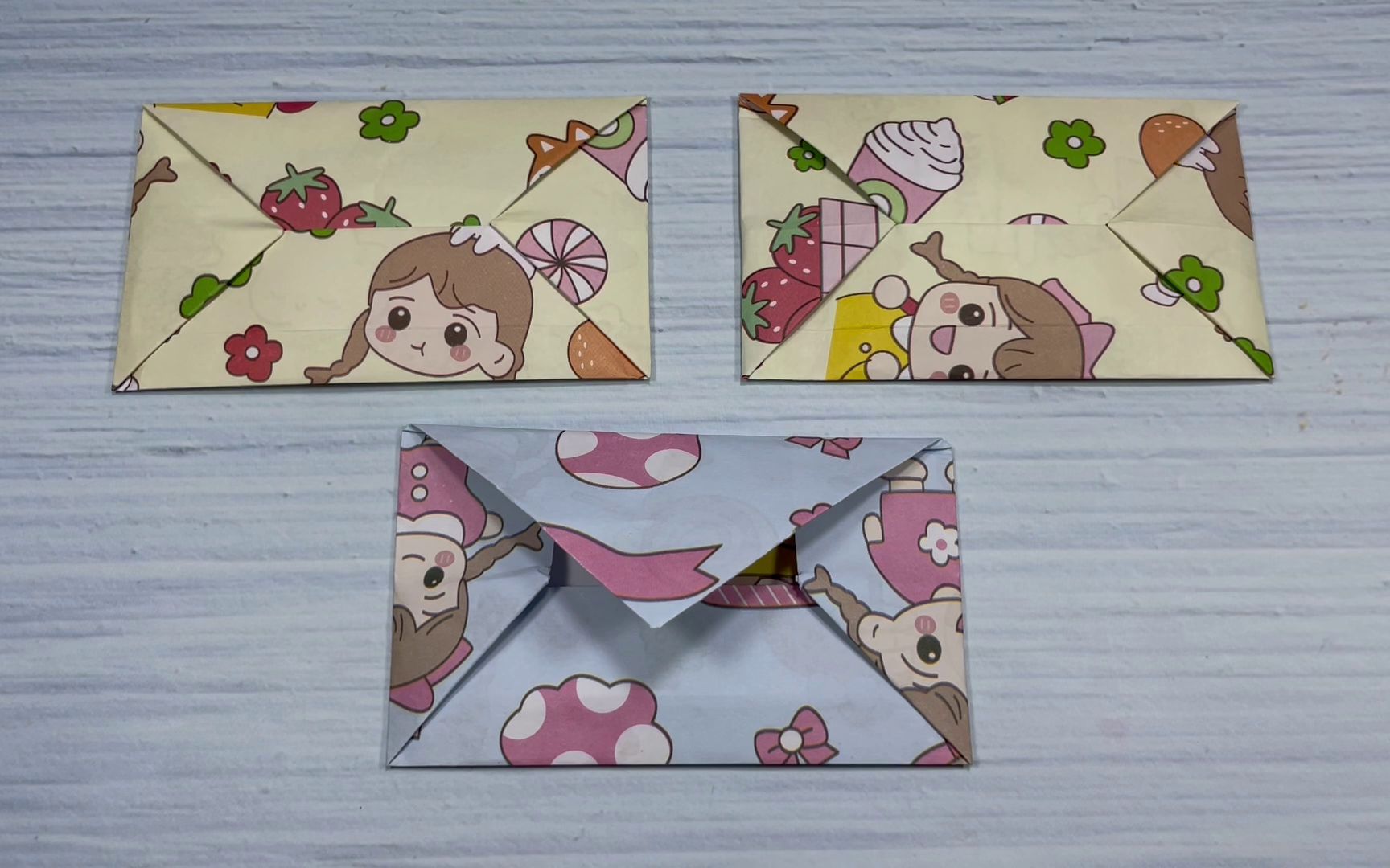 折纸信封教程,简单一学就会,DIY手工制作