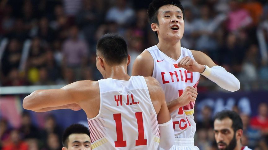 中国队对约旦队-世界杯预选赛,中国男篮逆风反转取胜!