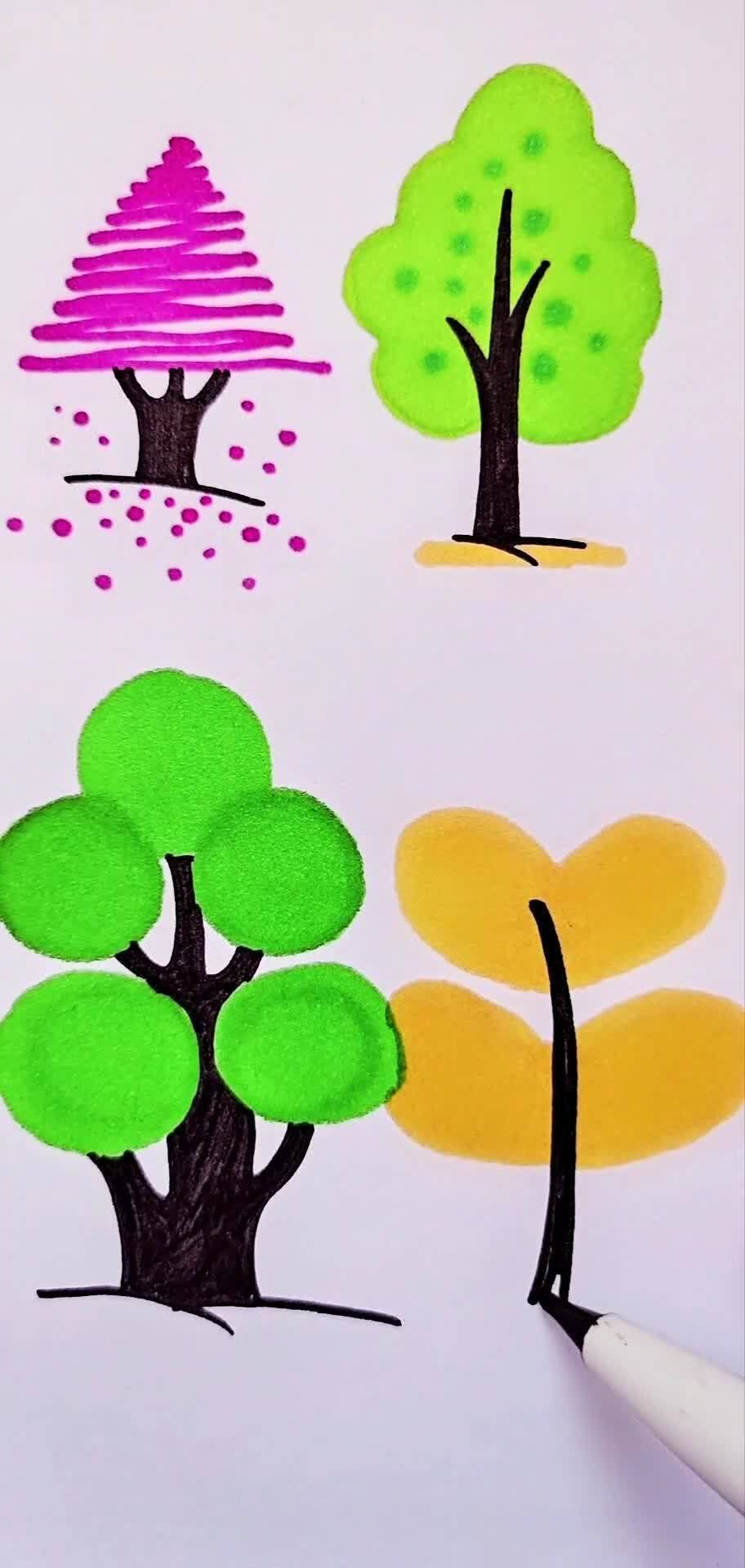 树木树木简笔画