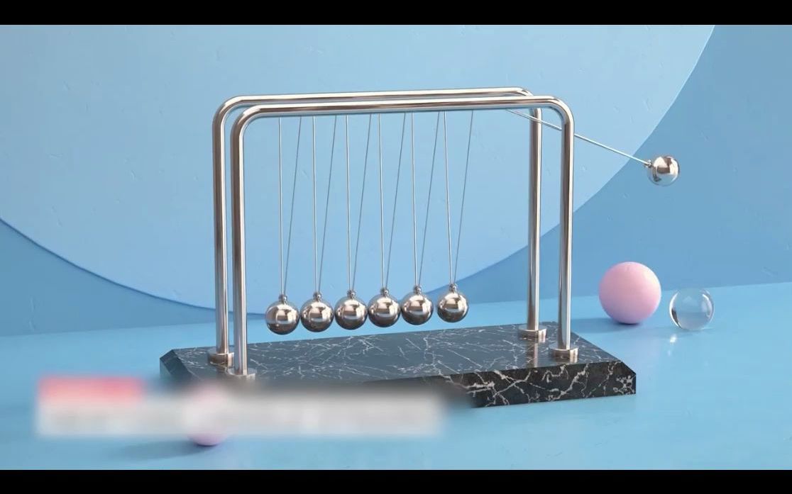 C4D建模&渲染&动画技巧分享-动力学分析摇摆的小球#c4d教程 #c4d...