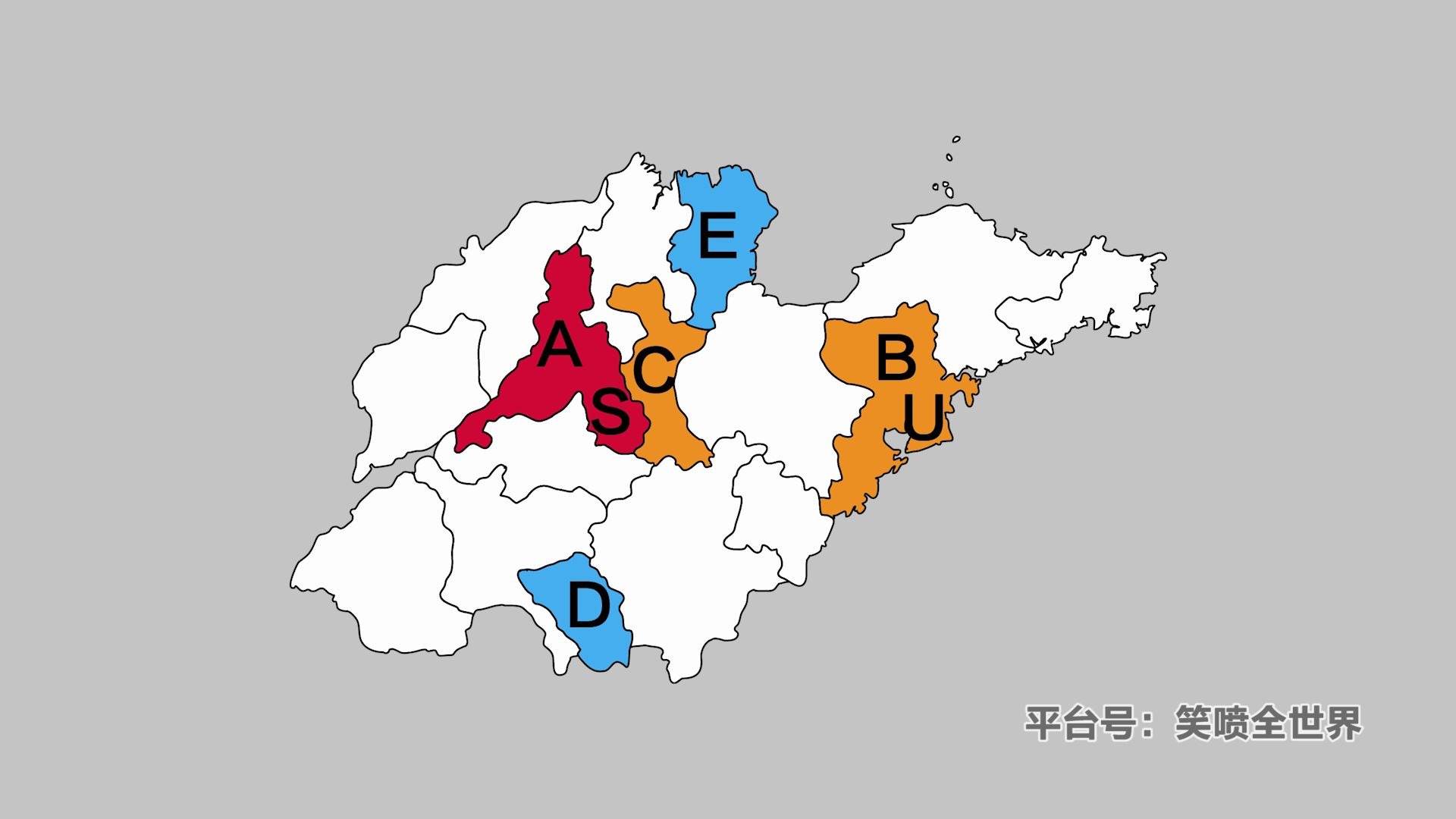 4个城市都有两个字母,山东省各市民用车牌号