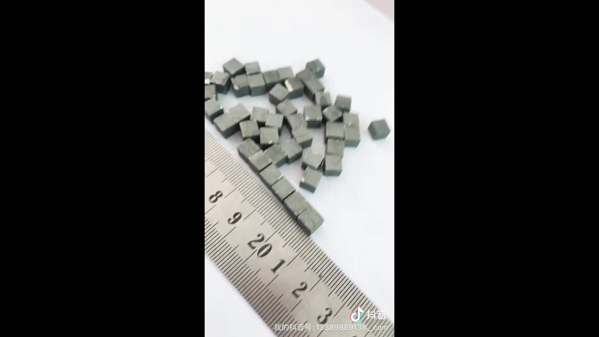单质锗块 金属元素锗 锗六面体99.999% 6*6*6mm 约1.2克 1个