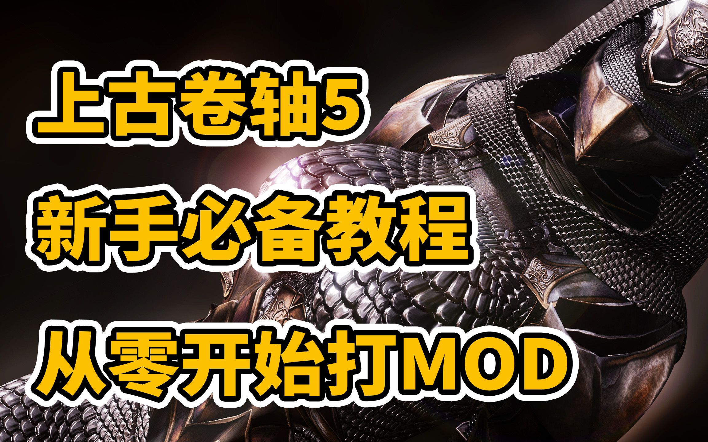 【上古卷轴5 -22年教程】萌新也能看懂的从零开始打MOD教程
