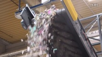 XR3000C shredding solid waste from footware production