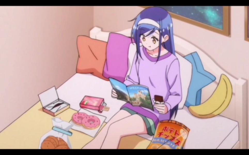 盘点动漫中吃太多导致变胖的少女