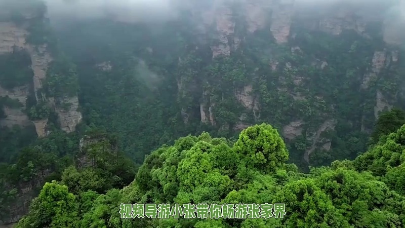 张家界风光大赏:大自然的鬼斧神工