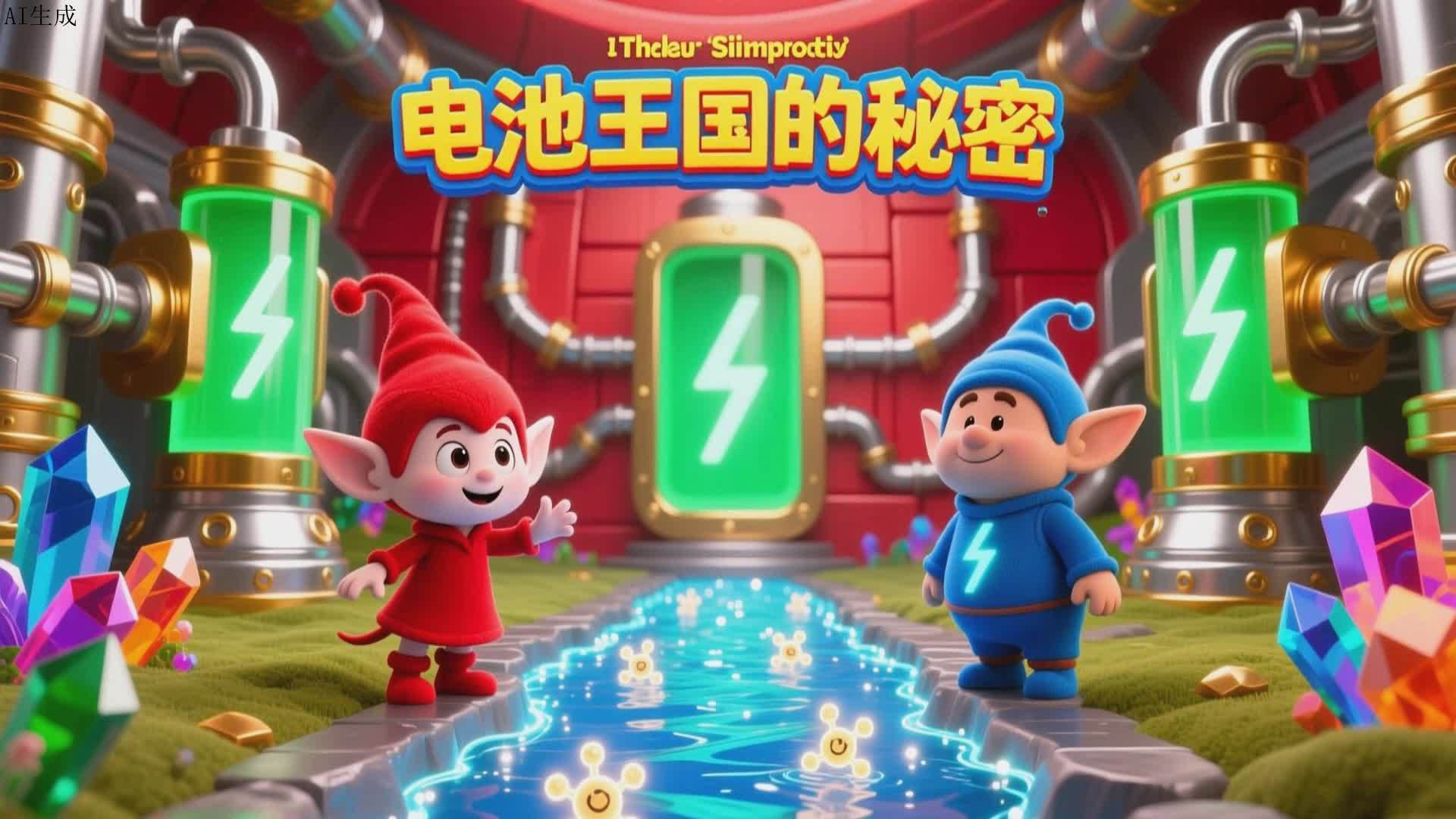 电池奥秘 正负极探秘 奇妙旅程