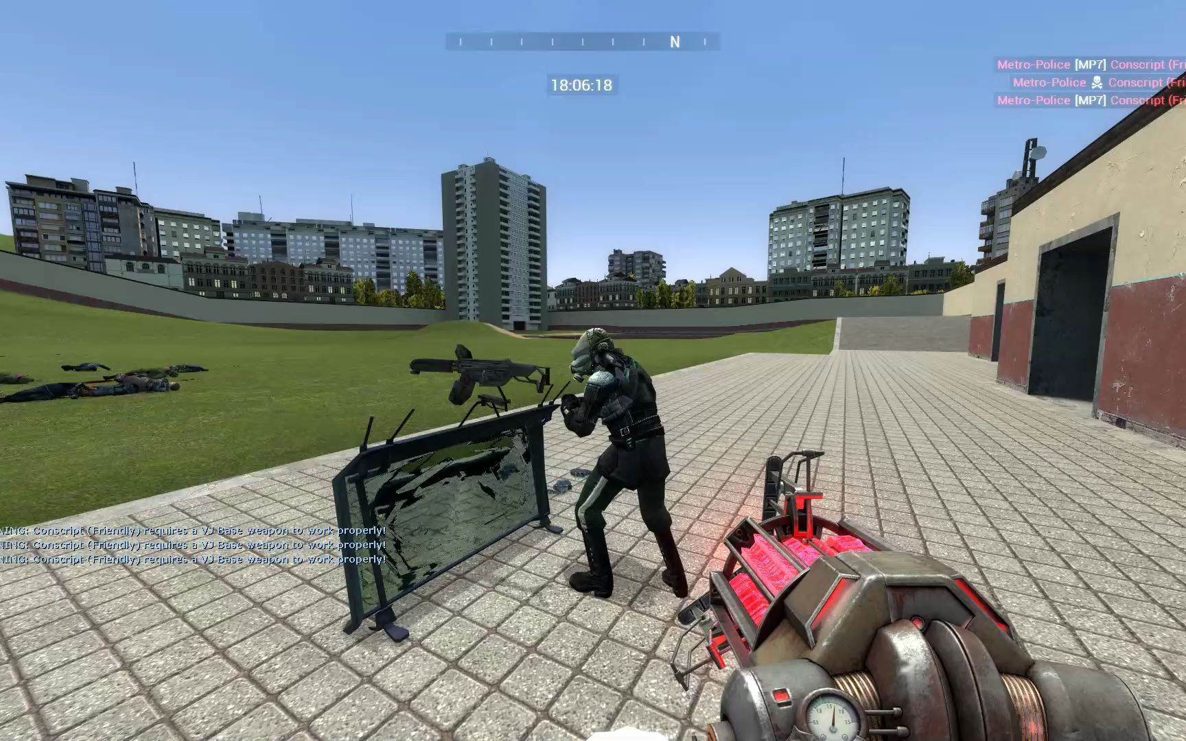 【GMOD】模组推荐:NPC使用的固定机枪_单机游戏热门视频