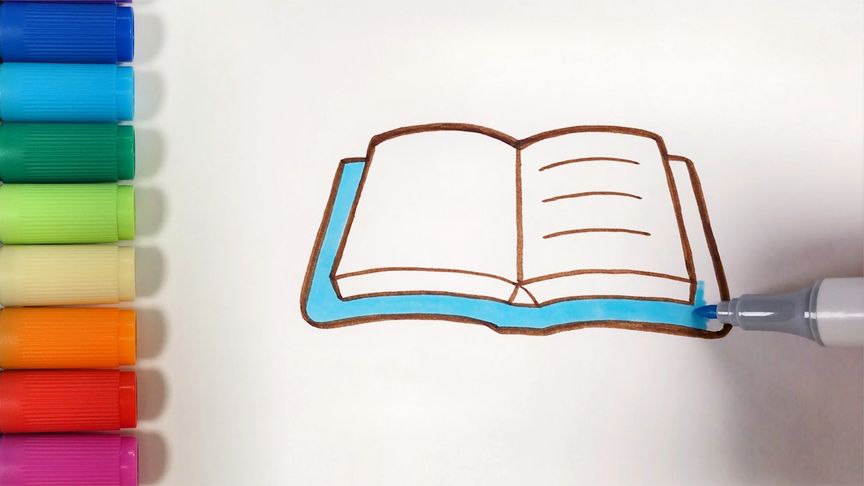 儿歌多多儿童简笔画书 好好学习天天向上 学画知识阶梯图书