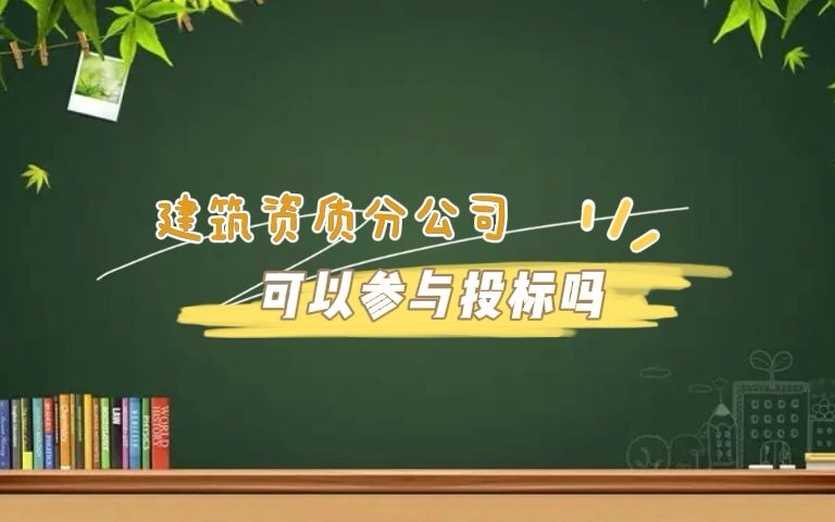 第3集|分公司可以参与投标吗