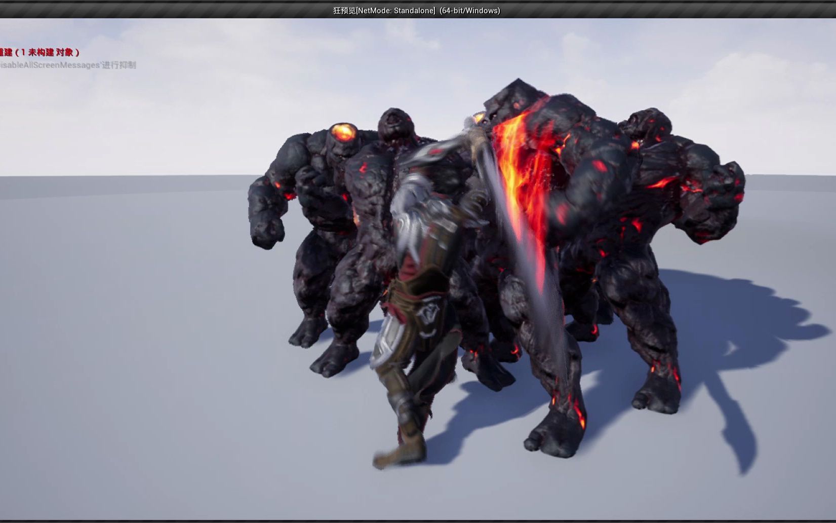 ue4练习,添加人物走路脚步声以及怪物跟随移动