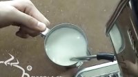 单蒸汽孔咖啡机打奶泡