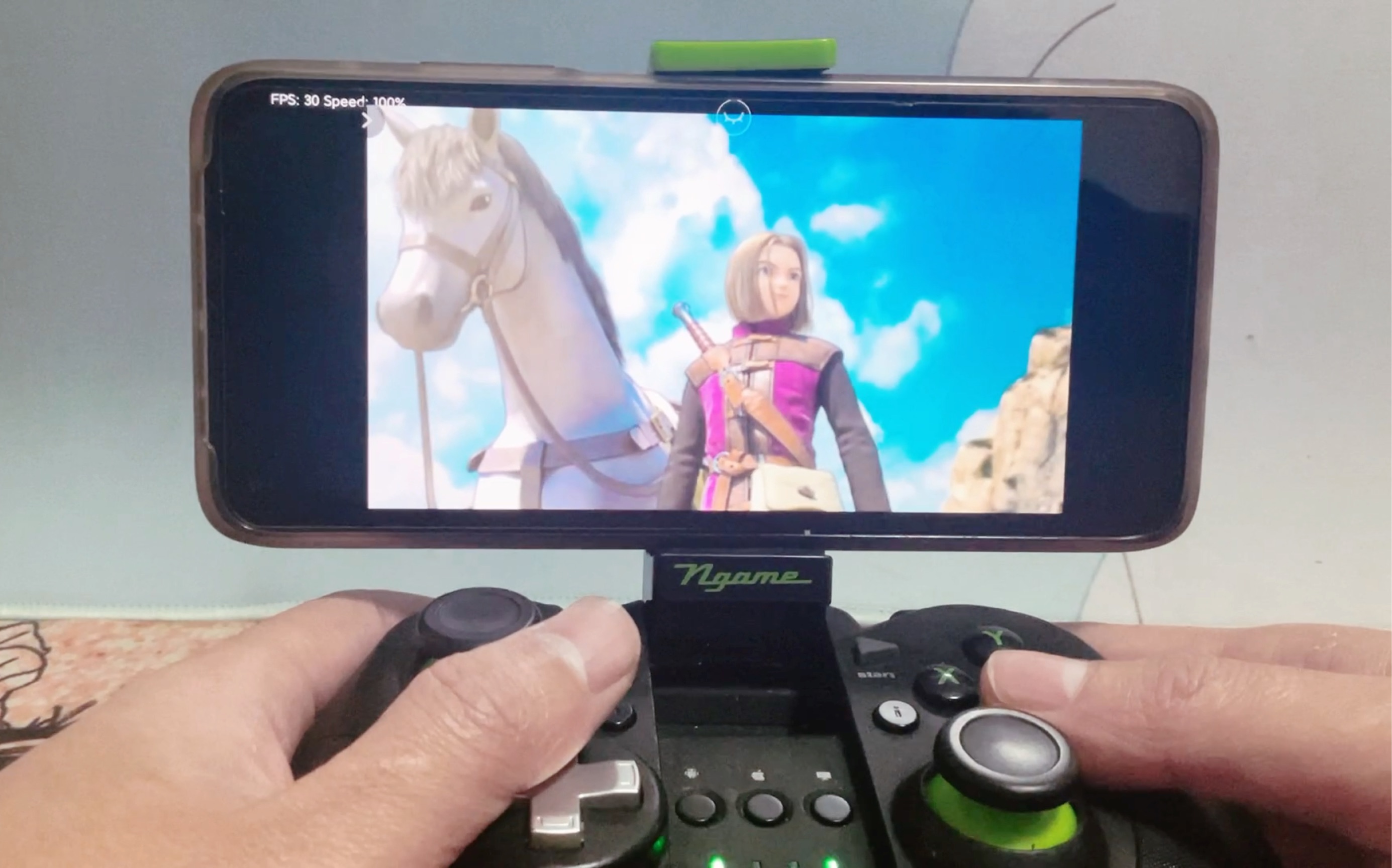 安卓3ds模拟器citra试玩:勇者斗恶龙11,4-6倍分辨率,效果不错!