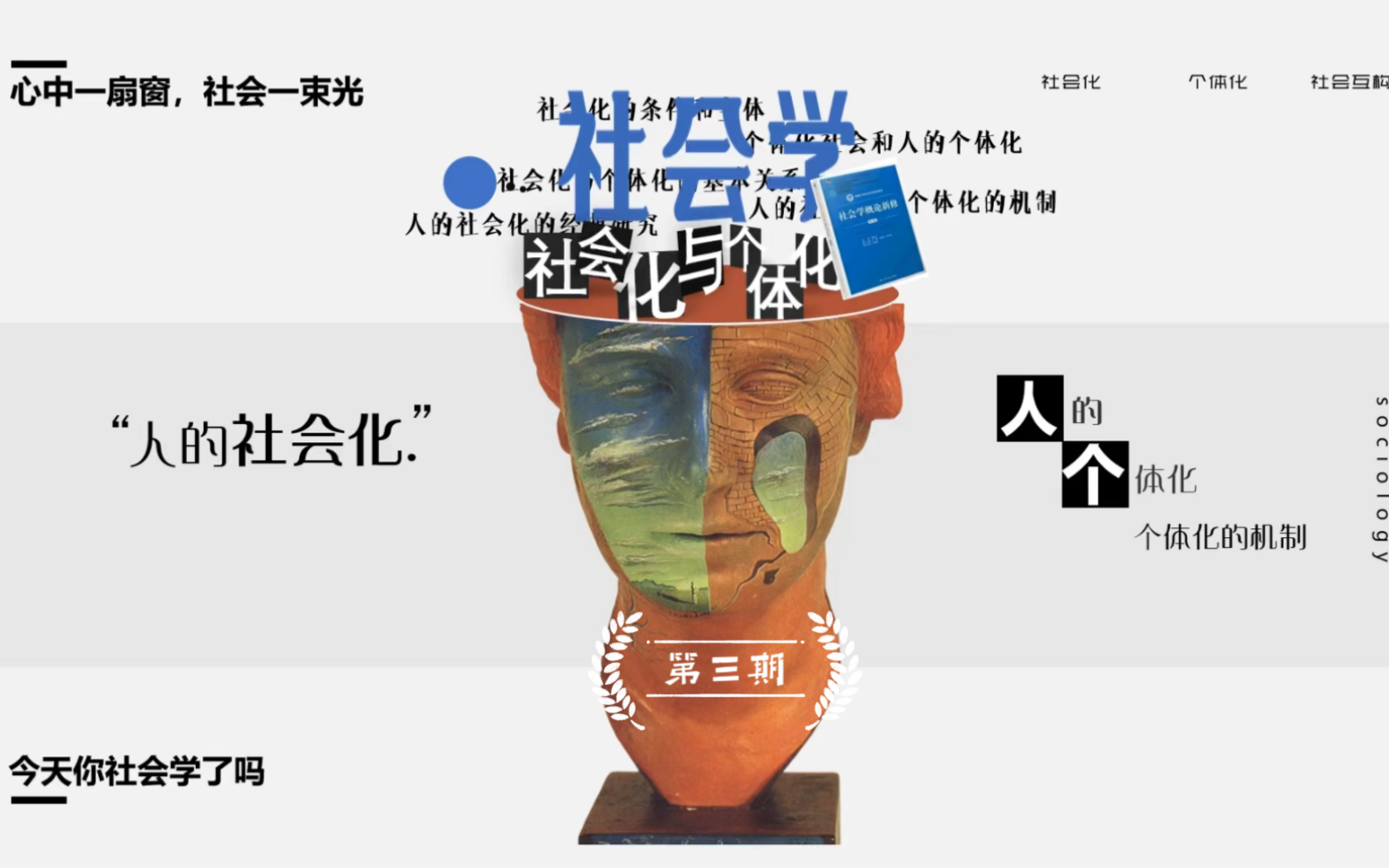 【社会窗】关于社会化与个体化你知道嘛——人的个体化的当代关注