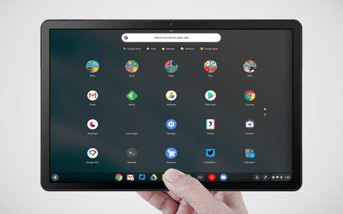 谷歌ChromeOS系统试玩体验!联想ChromeBook Duet平板电脑!