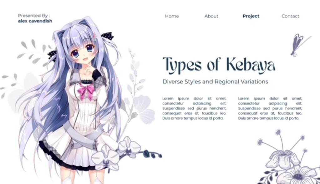 9nine～是动漫PPT模板呦