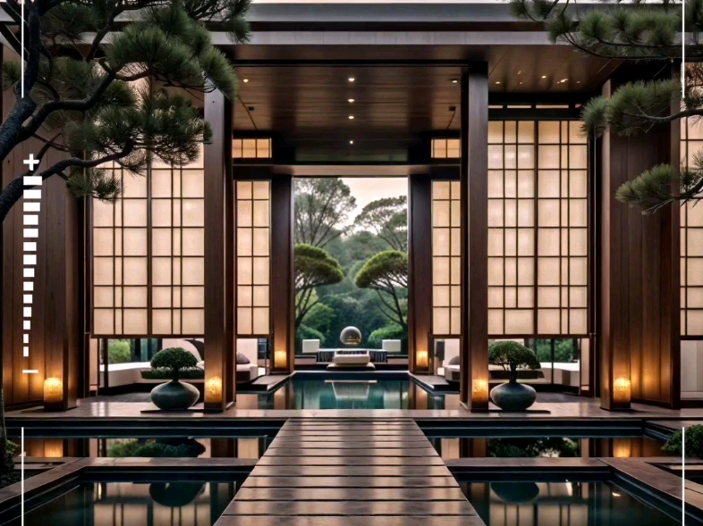 【东方美学|隐匿于山野之中的度假圣地】一步一景,千山如画东方美学,...