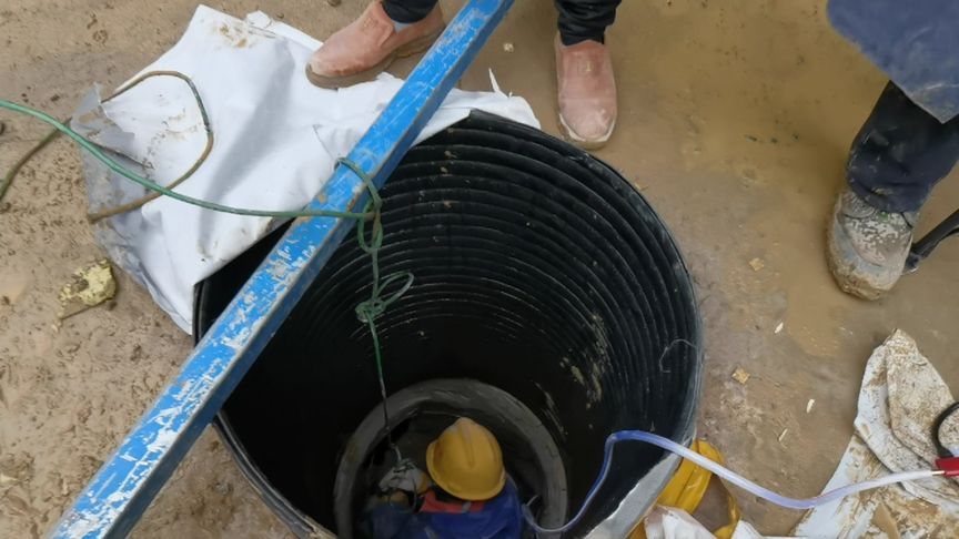 室外排水管道闭水试验