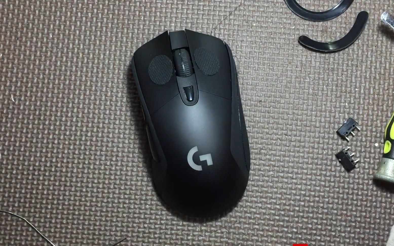 【帝亿电竞】罗技G403无线版G703鼠标拆解及微动更换视频教程