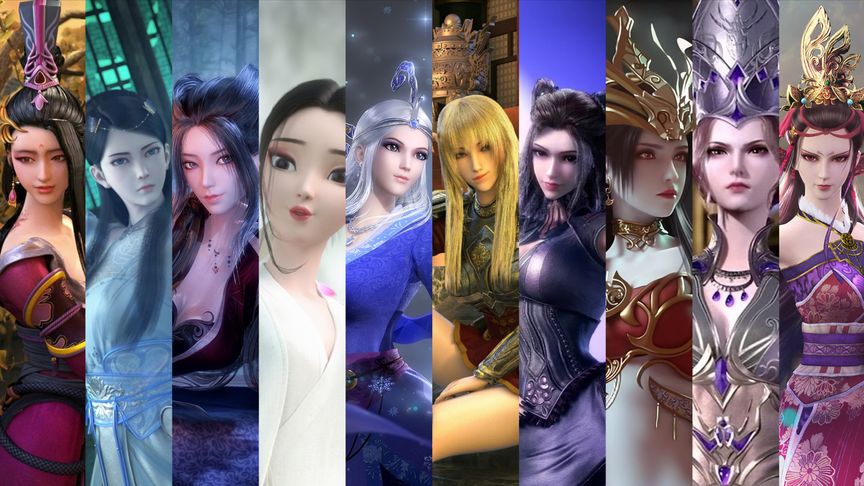 盘点3d国漫十大美女:愣着干嘛,快来给老婆打call