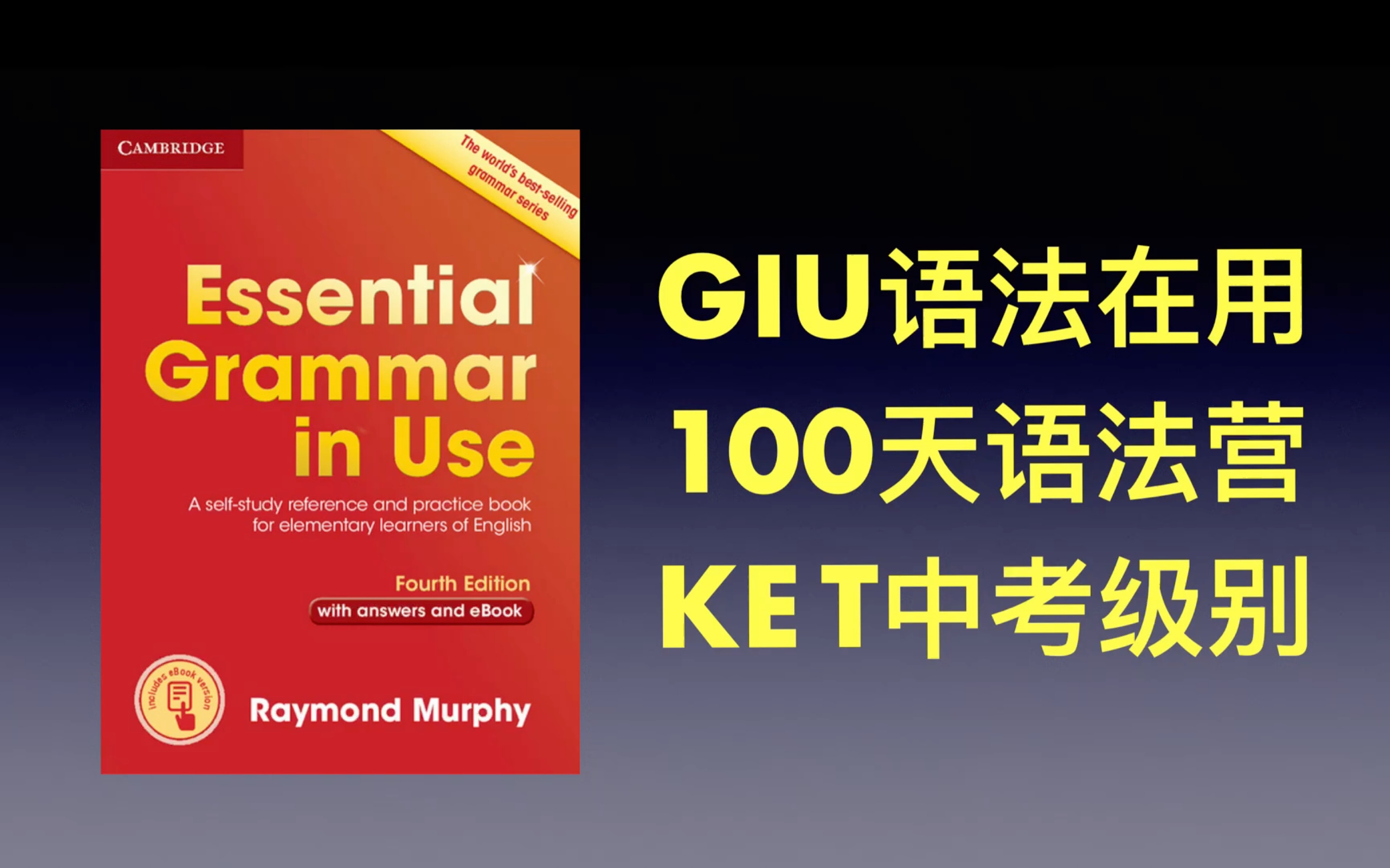 原版教材 Grammar in use 语法在用 KET核心语法100课 带作业检测 ...