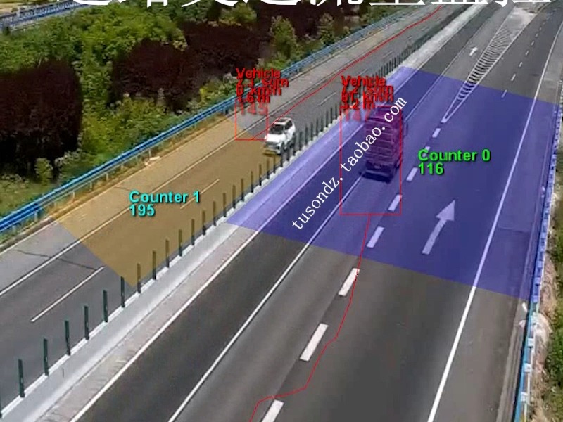 道路交通流量监控加油站服务区车流统计监测检测摄像机高速公路道路...