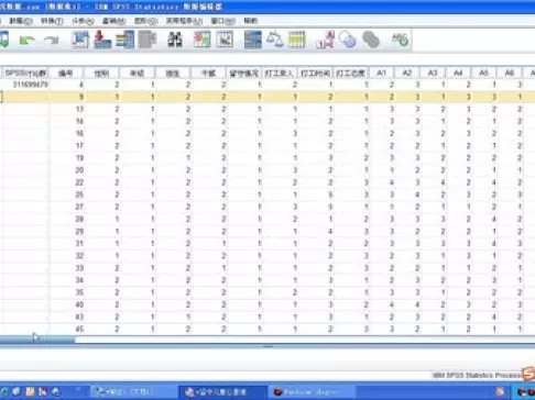 陈老师spss数据分析教程之spss的常用功能介绍