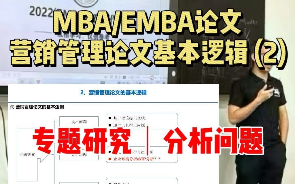 MBA论文/EMBA论文开题营销管理保姆级教程(5)