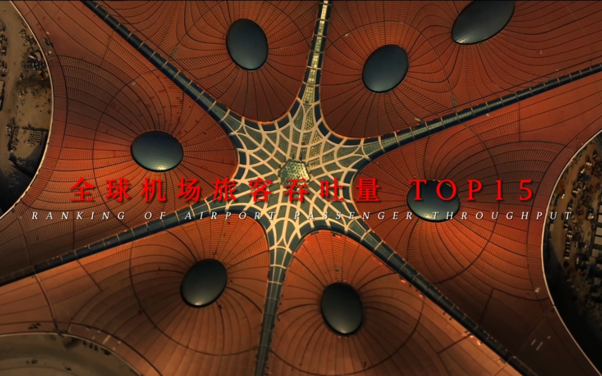 2023年全球机场旅客吞吐量排名