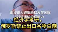 经济学考研,俄罗斯禁止出口谷物白糖