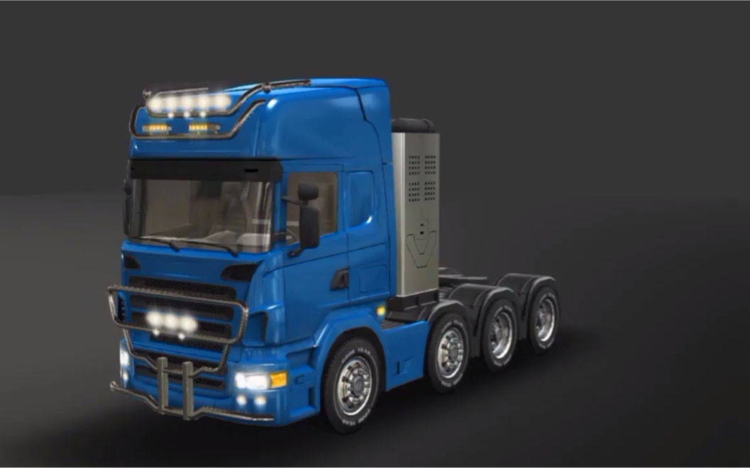 【终极卡车模拟】大件牵引车和挂车的展示