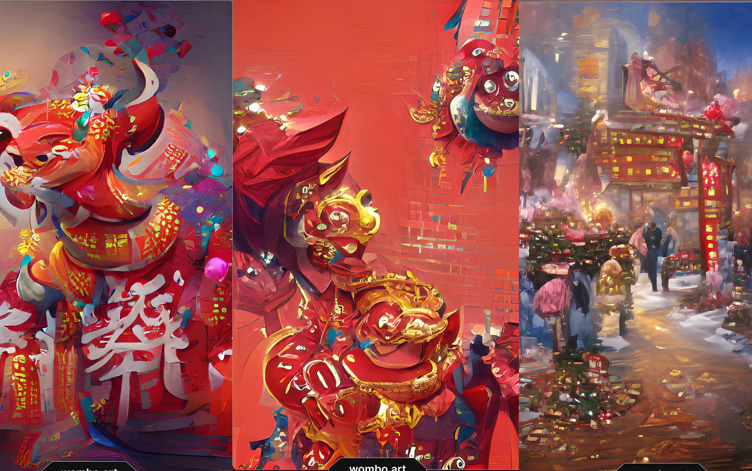AI绘图|如果让AI画关于春节的绘画