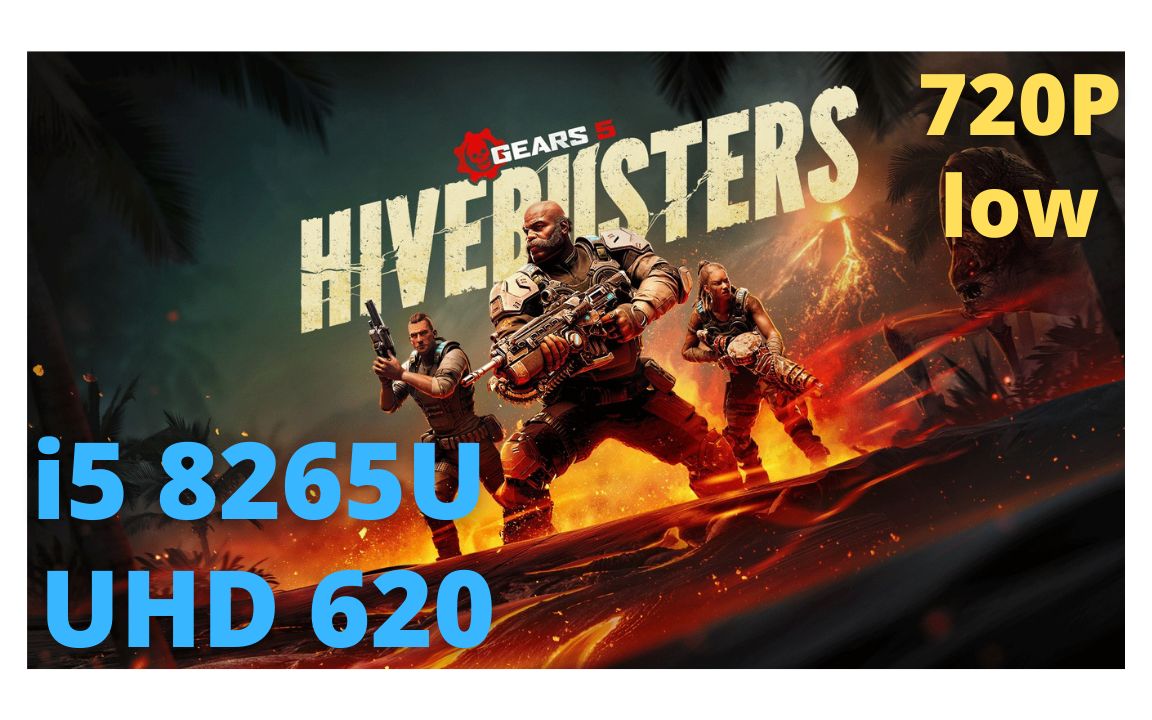 【核显玩游戏?】UHD 620 + i5-8265U | 720P最低画质 帧率测试 | 战争...