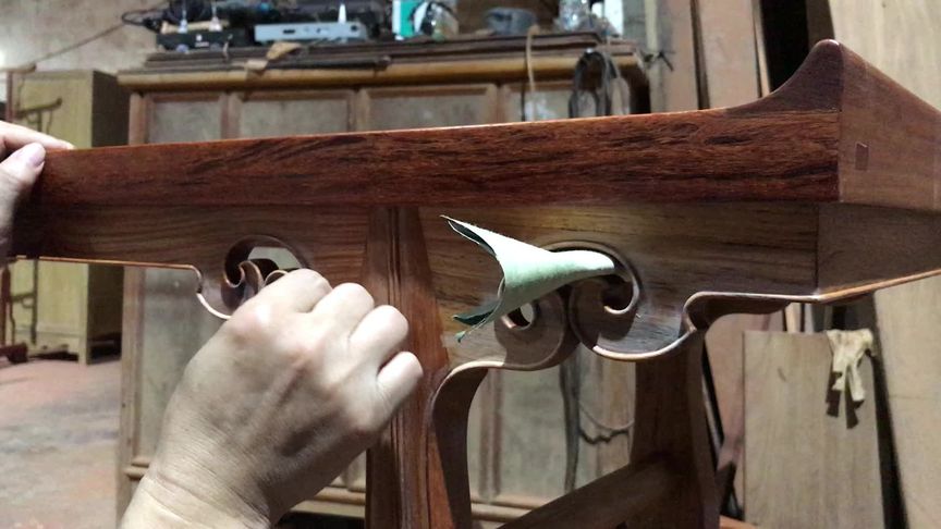 美在细节!#明式家具 #红木家具制作 #明清家具 #文人书房