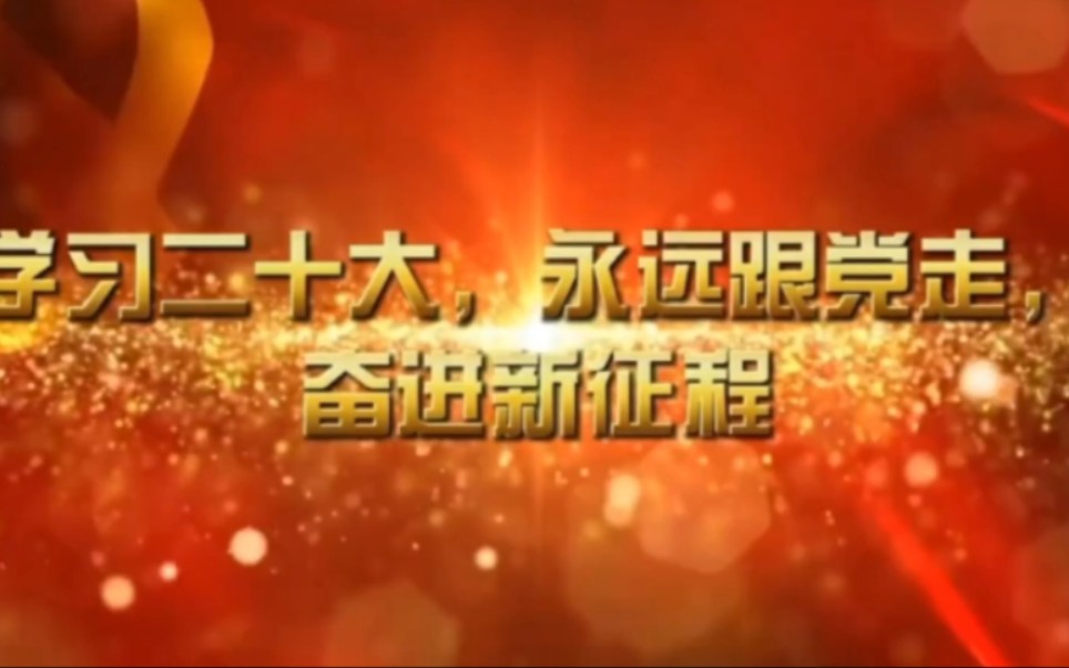 学习二十大 永远跟党走 奋斗新征程 英文自制演讲视频