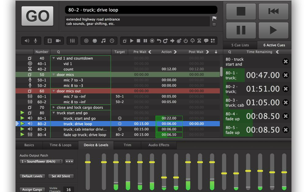 QLab Pro 3.1 Mac 教程