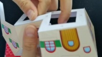纸宝童话小镇可爱房子制作过程#亲子手工纸模型纸艺纸模手工制作3D...