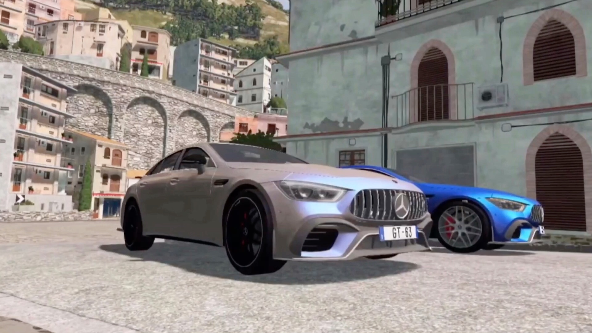 车祸模拟器高质量MOD,AMG GT63S和丰田埃尔法(正常水视频,对了给...