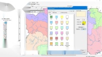 BIGEMAP专题地图制作-矢量数据制作专题地图(水系专题地图)