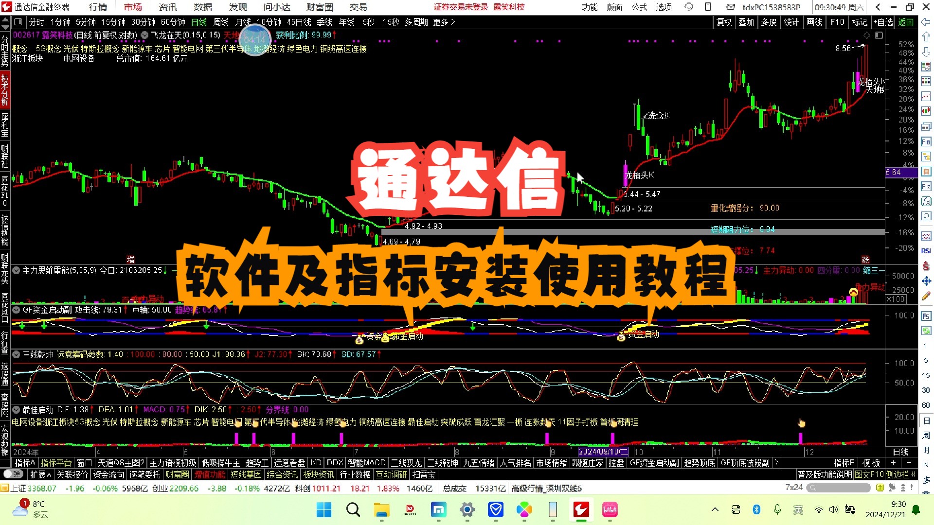 2.通达信软件及指标安装