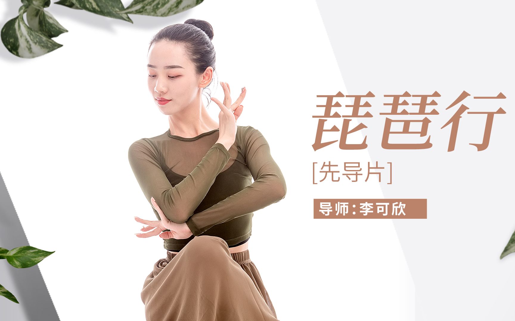 抖音点击过亿的《琵琶行》原创中国舞教学,美人犹抱琵琶半遮面