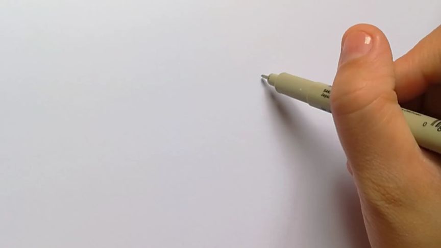 一分钟用简笔画教你画一只趴着的狼,简单的绘画技巧,儿童美术